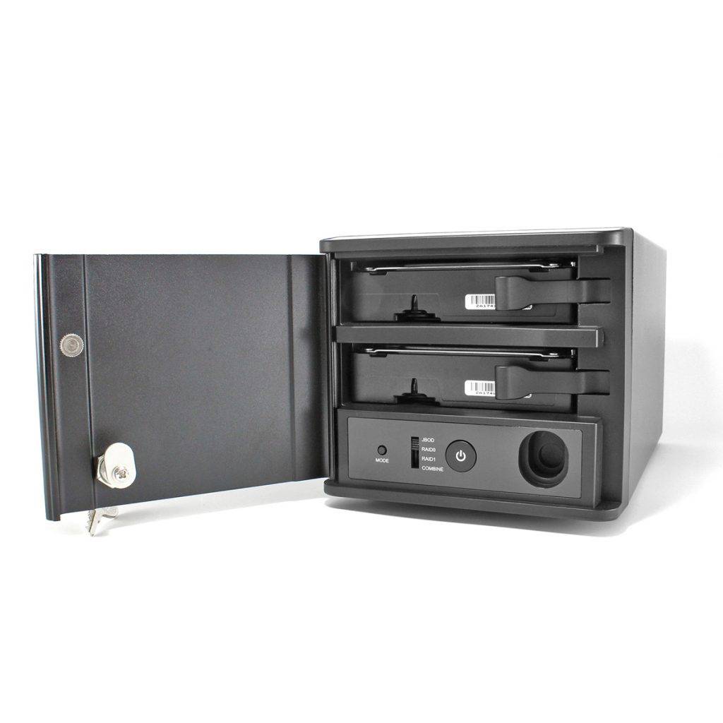 Mobius Pro 2C is a dual-bay RAID system