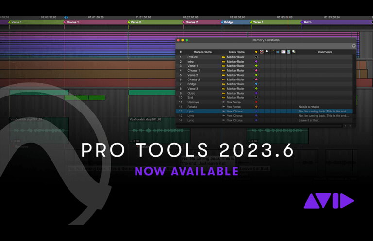 Pro Tools 2023.6 Software Update Now Available