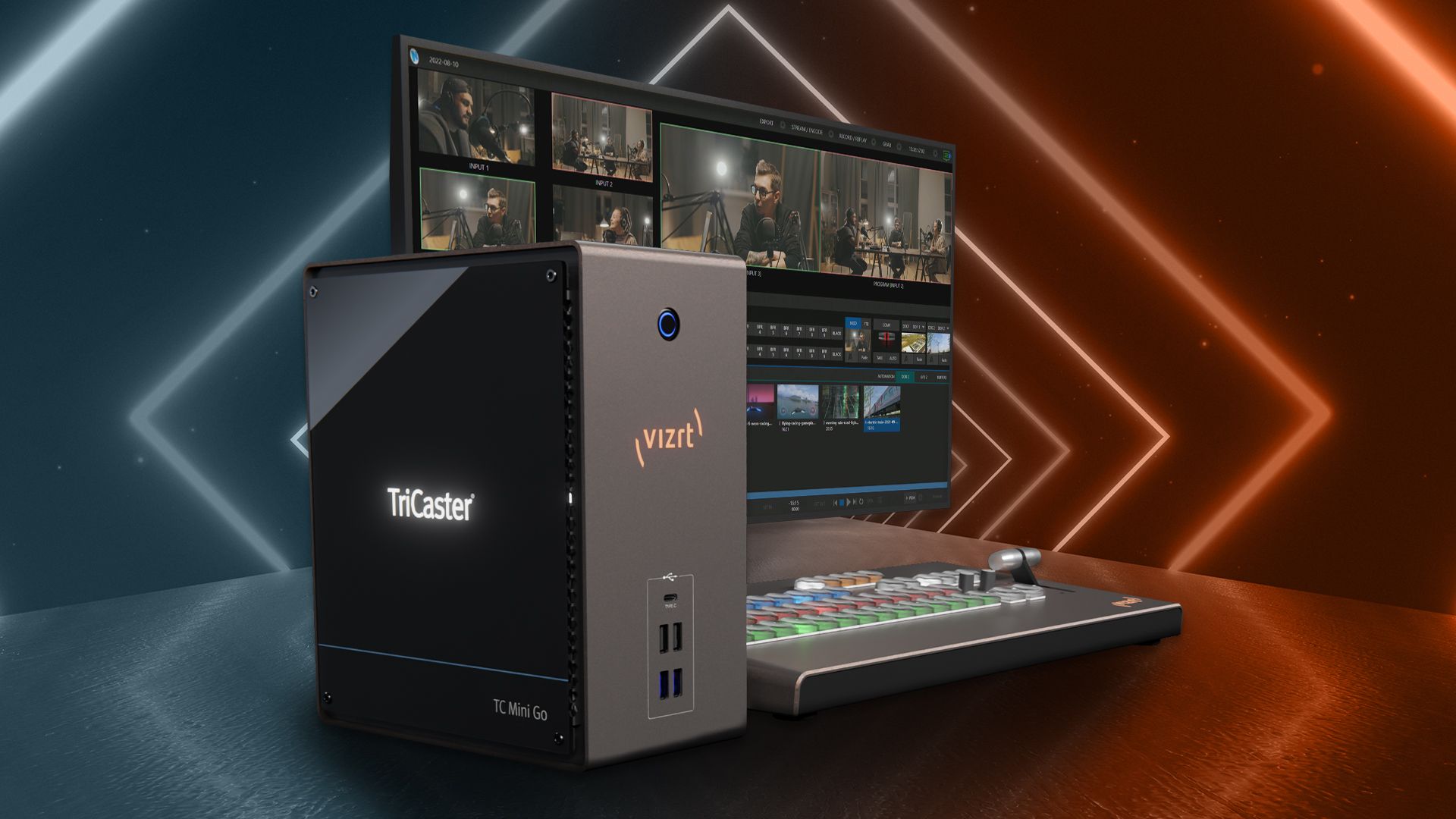 Vizrt is the leader in real-time graphics and live production solutions